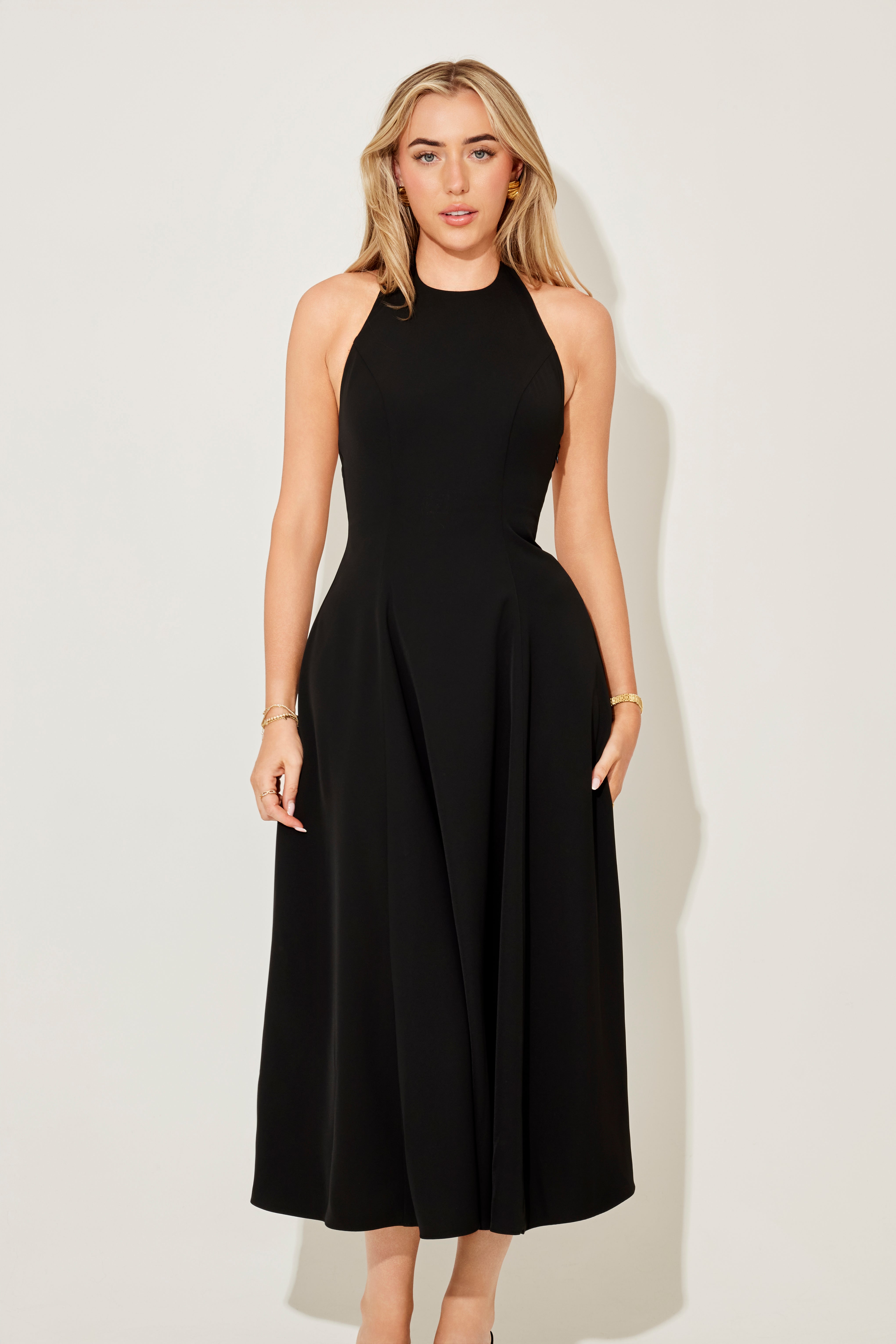 Low Back Midi Dress – Odd Muse