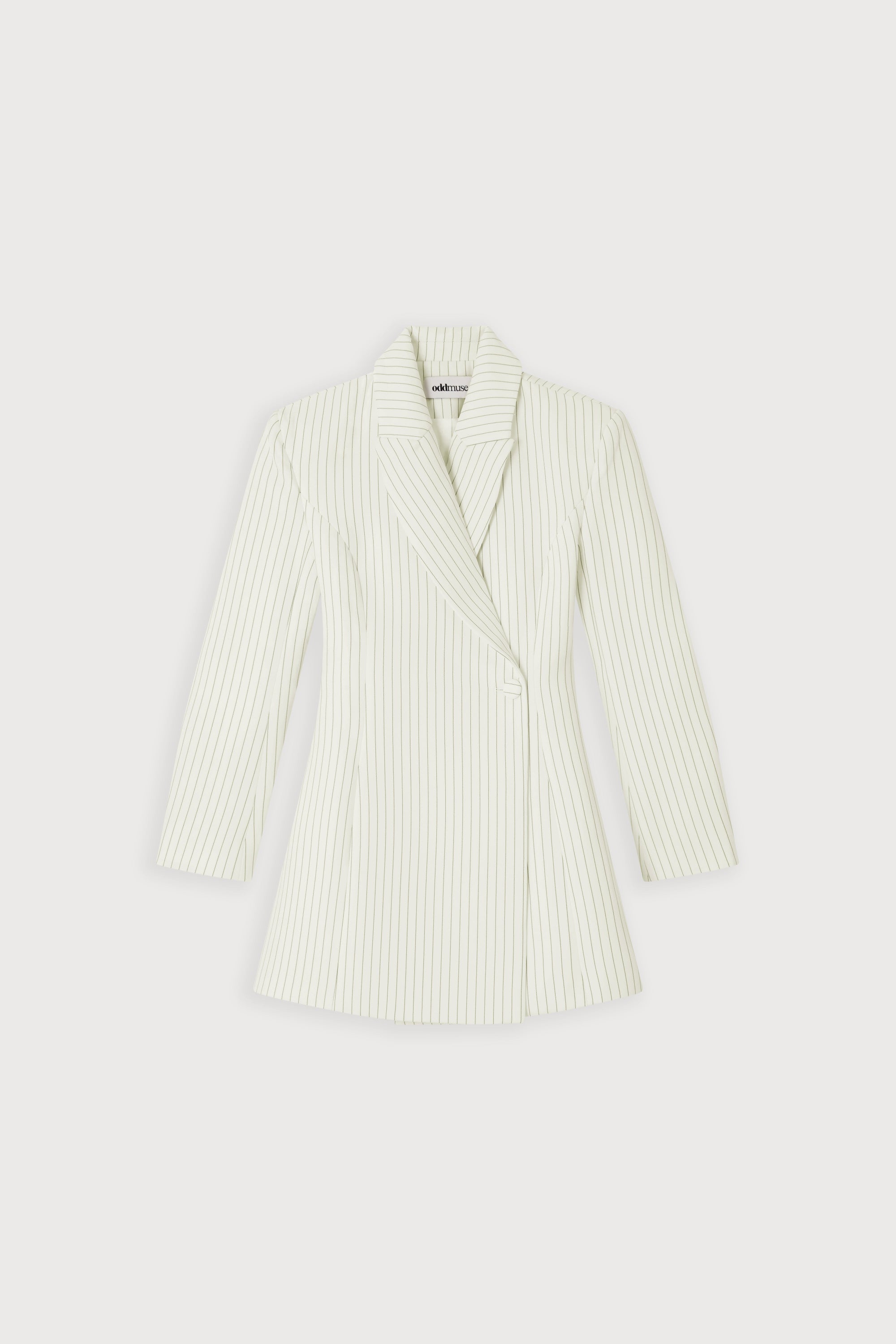 Pinstripe Tailored Blazer Dress – Odd Muse
