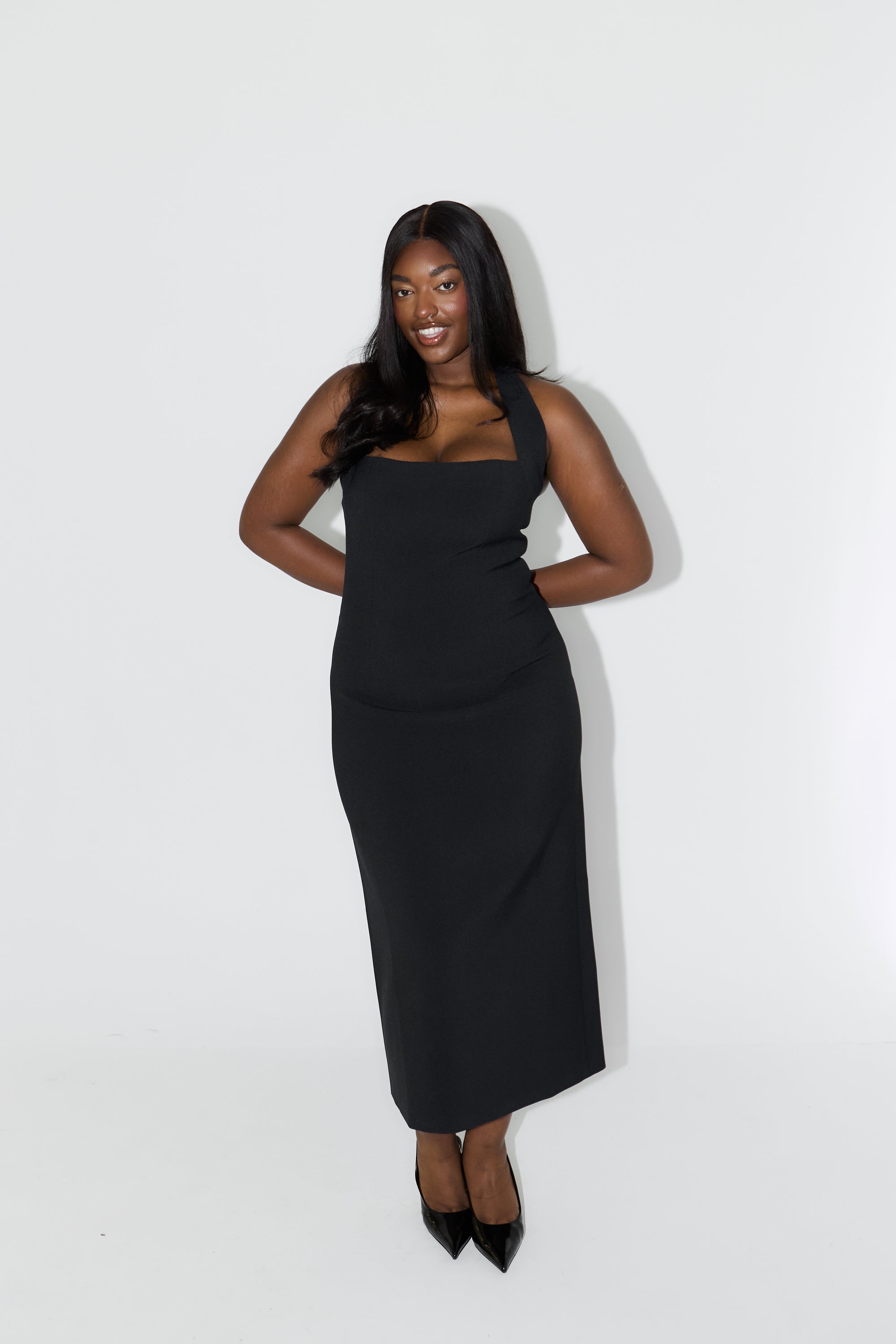The Ultimate Muse Halter Neck Midi Dress Odd Muse
